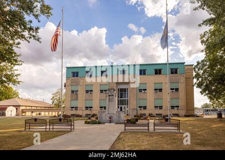 Stigler, Oklahoma, USA - October 15, 2022: The Haskell County ...
