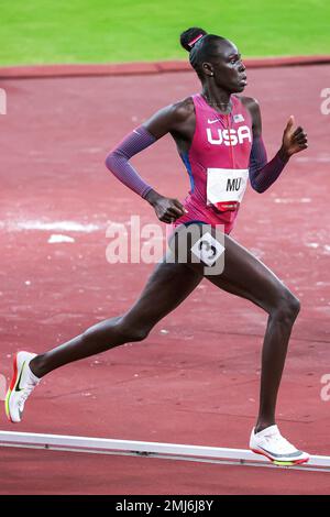 Athing Mu (USA) Olympic Champion in the Women's 800 meters at the 2020 ...