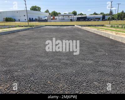 Sludge drying beds in a wastewater treatment works Stock Photo - Alamy