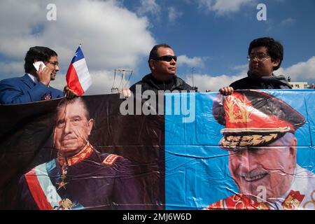 CHILE. THE LATE MILITARY DICTATOR GENERAL PINOCHET. SANTIAGO, CHILE ...