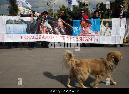 CHILE. THE LATE MILITARY DICTATOR GENERAL PINOCHET. SANTIAGO, CHILE ...