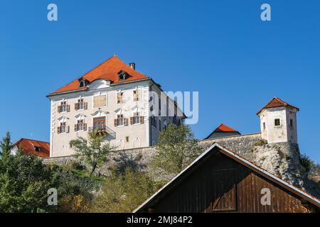 Kamnik, Slovenia - October 18, 2022: Red modern commuter passenger ...
