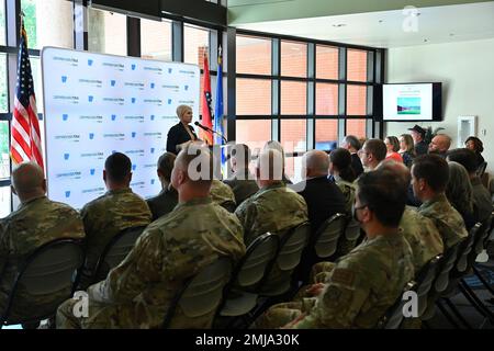 Colonel Angela Ochoa, 19th Airlift Wing and installation commander, cut ...