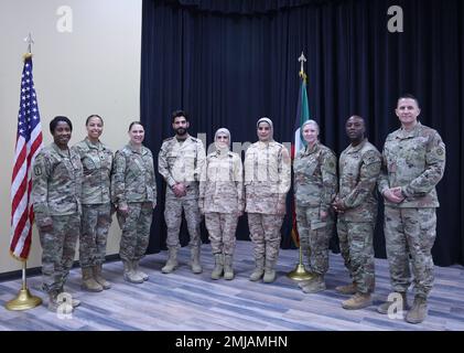 Kuwait Army doctor, Lt. Col. Hussain Al-Saraf, is accompanied by Area ...