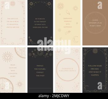 Celestial art vector editable template set Stock Vector Image & Art - Alamy