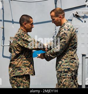 U.S. Navy HM1 Johnathan Litvak, a hospital corpsman with Combat ...