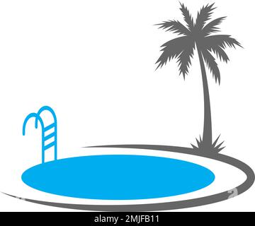 Pools icon logo design Stock Vector Image & Art - Alamy