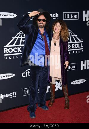 Musician Mike Campbell, left, and wife Marcie Campbell attend the 2019 ...