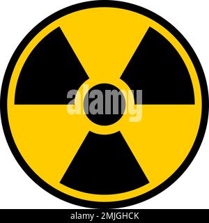 Nuclear Hazard Ionizing Radiation Trefoil Danger Symbol. Vector Image ...