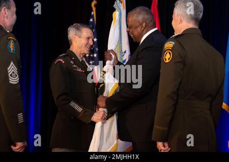 General Clarke relinquished command to General Fenton, who will assume ...