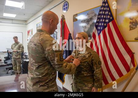 U.S. Army Sgt. Emilie Kellogg was promoted from Corporal to Sergeant ...