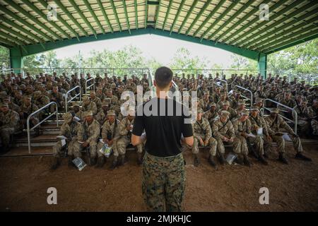Lance Cpl. Devan Clark with Field Training Company, Weapons and Field ...
