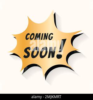 Coming soon shopping template vector social media ad in geometric ...