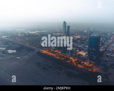 karachi pakistan, Aerial photograph of cityscape and landmarks of ...