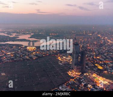 karachi pakistan, Aerial photograph of cityscape and landmarks of ...