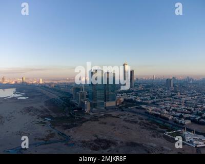 karachi pakistan, Aerial photograph of cityscape and landmarks of ...