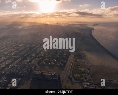 karachi pakistan, Aerial photograph of cityscape and landmarks of ...