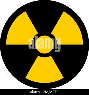 Nuclear Hazard Ionizing Radiation Trefoil Danger Symbol. Vector Image ...