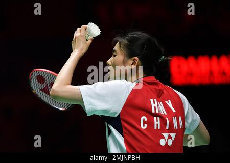Jakarta, Indonesia. 28th Jan, 2023. Jiang Zhenbang (top)/Wei Yaxin of ...