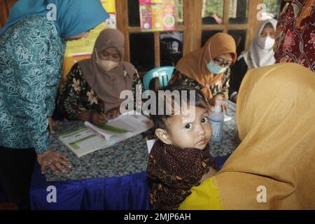 Madiun, Indonesia. 27th Jan, 2023. A number of stakeholder officials in ...