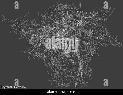 Street roads map of BAYREUTH, GERMANY Stock Vector Image & Art - Alamy