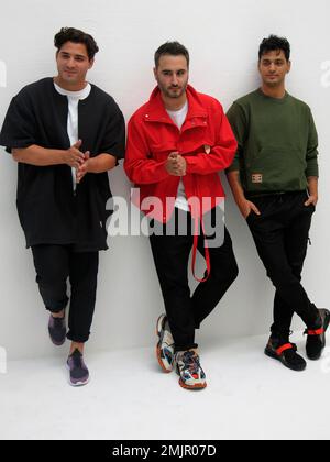 Members of the Mexican pop band Reik, from left to right, Julio Ramirez ...