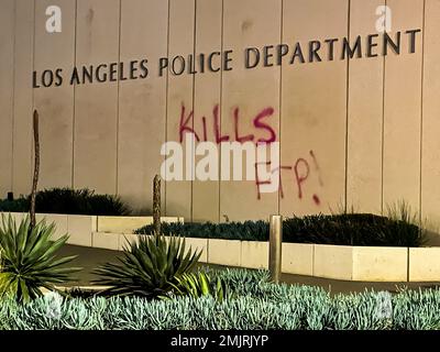 The LAPD building in downtown Los Angeles Stock Photo - Alamy