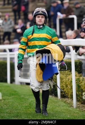 Jockey Jonjo O'Neill Jr during Festival Trials Day at Cheltenham ...
