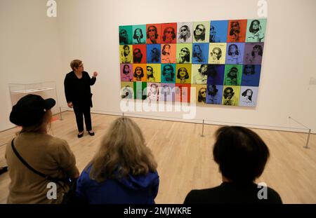 Ethel Scull 36 Times by Andy Warhol from 1963 now hanging at the ...
