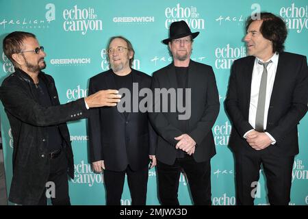 Ringo Starr, from left, Roger McGuinn and Stephen Stills attend the LA ...