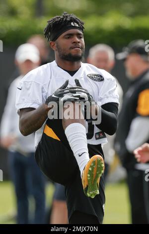 Pittsburgh Steelers wide receiver Diontae Johnson (18) catches a two ...
