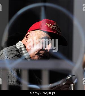 Austrian driver, Niki Lauda, after his skin grafting operation ...