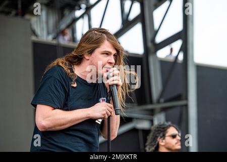 Brett Emmons of The Glorious Sons performs at the Sonic Temple Art and ...