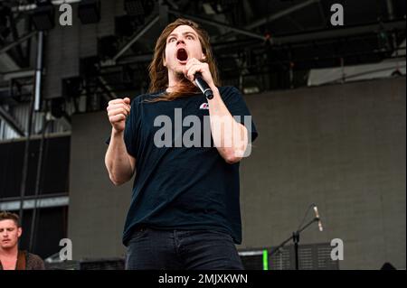 Brett Emmons of The Glorious Sons performs at the Sonic Temple Art and ...