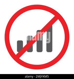 Signal lost connection icon outline vector. Internet error. Computer ...