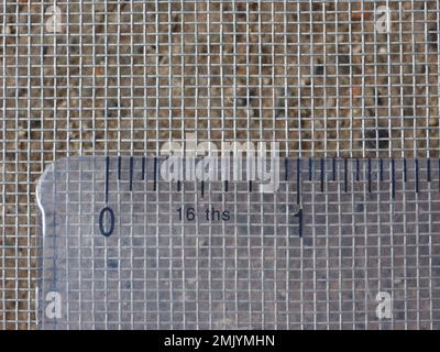 mosquito net mesh size Stock Photo - Alamy