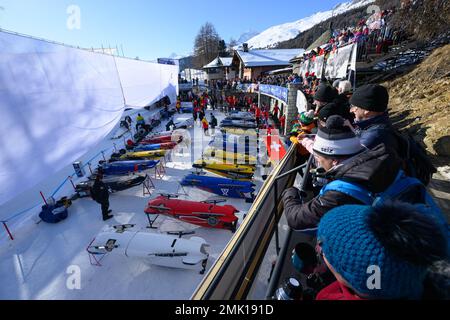 St. Moritz, Switzerland. 28th Jan, 2023. Bobsleigh: World Championship ...