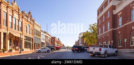 Guthrie, Oklahoma, USA - October 17, 2022: The Guthrie City Hall Stock ...