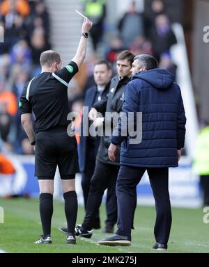 Referee William Collum during the cinch Premiership match at Celtic ...