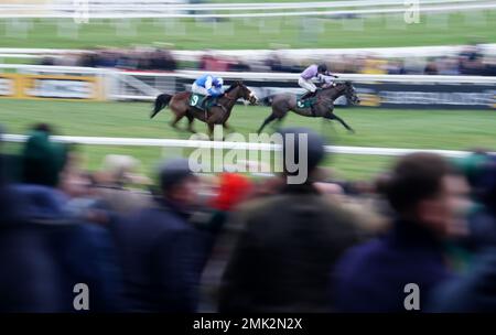 during Super Saturday at Cheltenham Racecourse. Picture date: Saturday ...