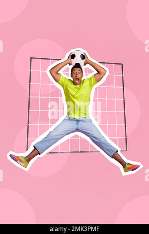 Photo cartoon comics sketch collage of funny funky men walking ...