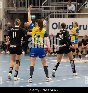 Hamar, Norway. 28th Jan, 2023. Hamar, Norway, January 28th 2023: Maja ...