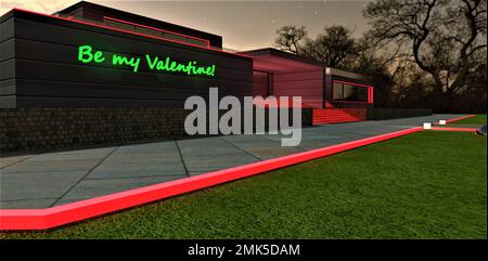 GARDEN text written on red zig-zag stamp sign Stock Photo - Alamy