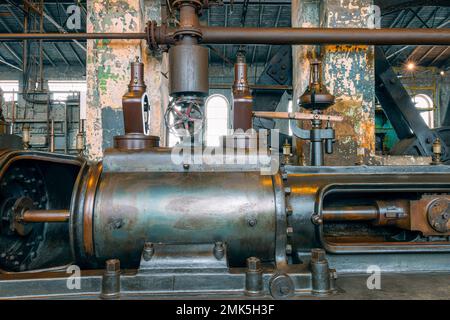 Old steam turbine - Poland Stock Photo - Alamy