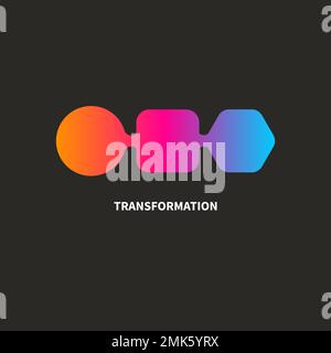 Coaching logo, transforming, transformation Stock Vector Image & Art ...