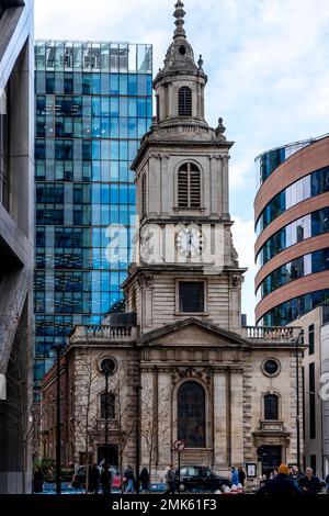 A view of the parish church of St Botolph from the village green at ...