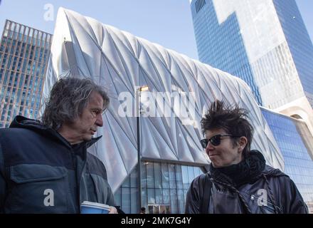 Architects David Rockwell, left, and Elizabeth Diller discuss their ...