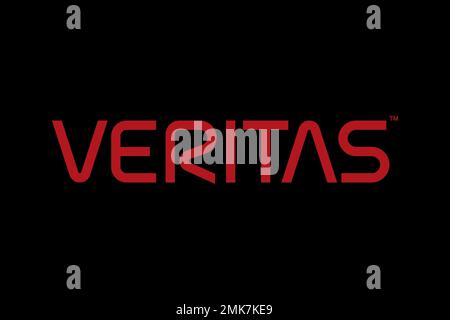 Veritas Technologies, Logo, Black background Stock Photo - Alamy