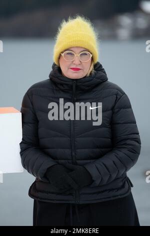 Saara Saarela attending a Photocall during the 30th Gerardmer ...