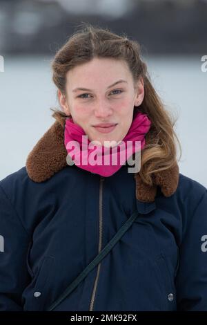 Lou Lampros attending a Photocall during the 30th Gerardmer ...